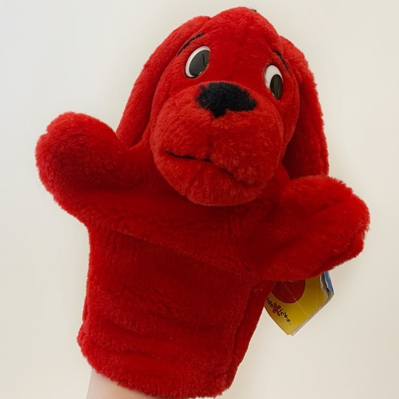 Other | Vtg 9s Clifford The Big Red Dog Puppet Scholastic | Poshmark